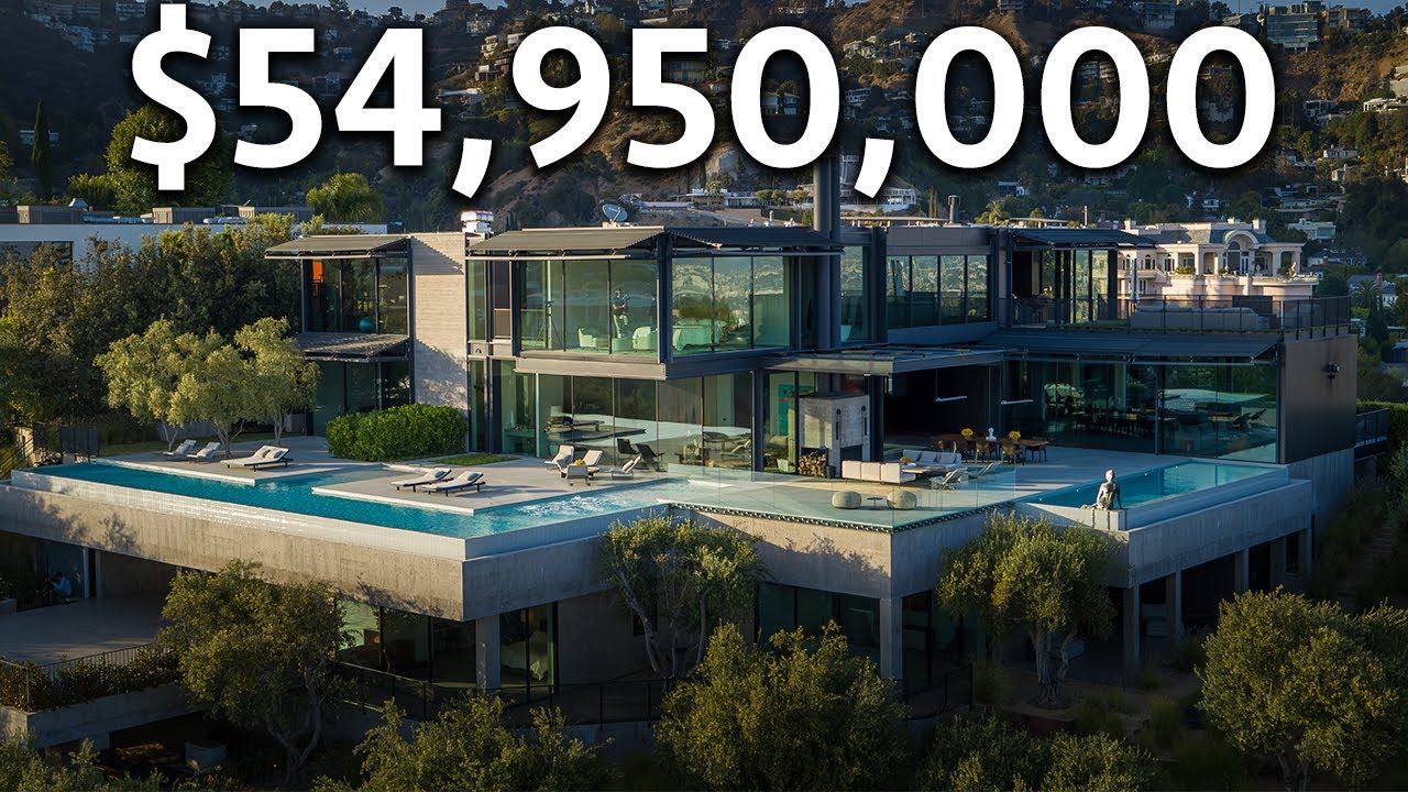 Touring a $54,950,000 Futuristic Los Angeles MEGA MANSION! | Cities TV